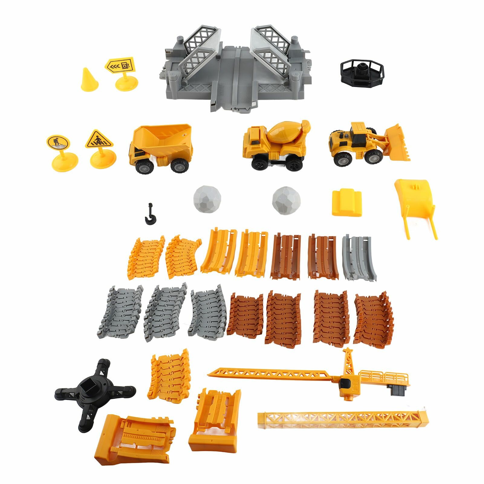 Строительные гоночные трассы, игрушка для детей, сборная игрушка, бесконечное веселье, образовательная самодельная инженерная гоночная трасса с имитацией машин