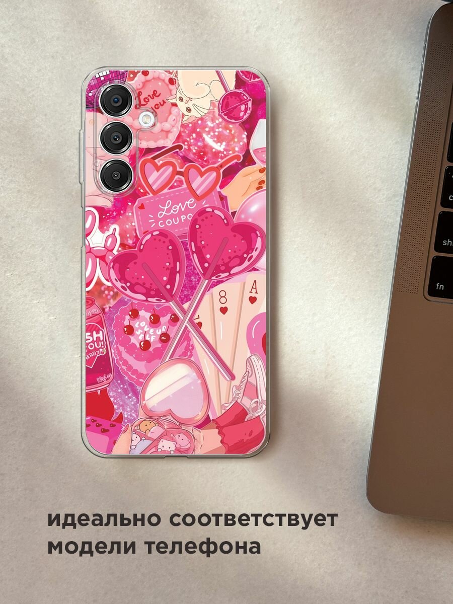 Чехол на Samsung Galaxy A16 / Самсунг А16 с принтом "Love coupon - 14 февраля" — фото 1