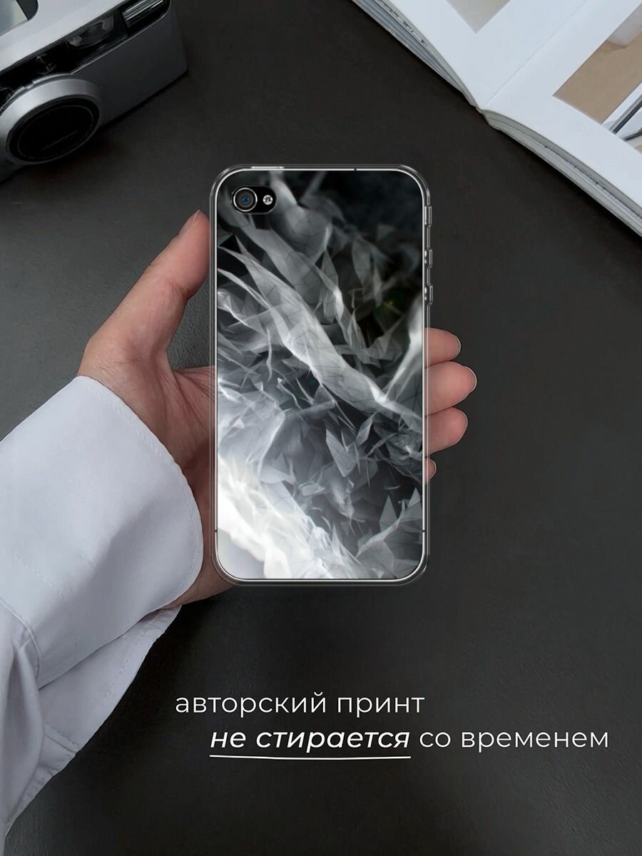 Чехол на Apple iPhone 4/4S / Айфон 4/4S с принтом "Абстракция 9" — фото 1