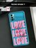 Чехол на Tecno Spark 7 / Техно Спарк 7 с принтом "All we need is love"