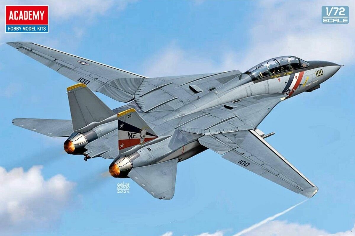 Academy AC12590 1/72 F-14D Super Tomcat VF-2 Bounty Hunters сборная модель самолета