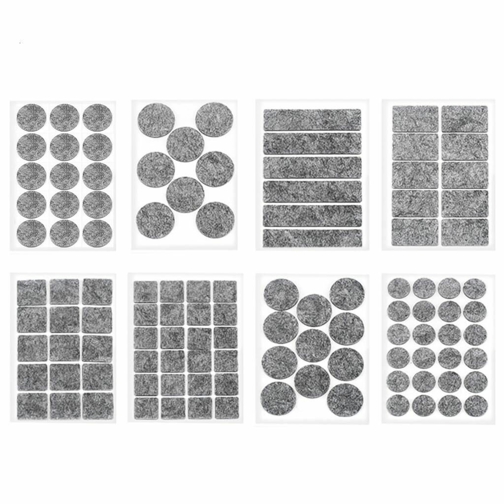 8 шт. мебельных защитных накладок из фетра, 2,5 мм, легкое применение