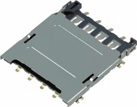 Разъем ATTEND 115R-BCA0 Разъем: для карт памяти MicroSIM с откидывающейся крышкой 1шт