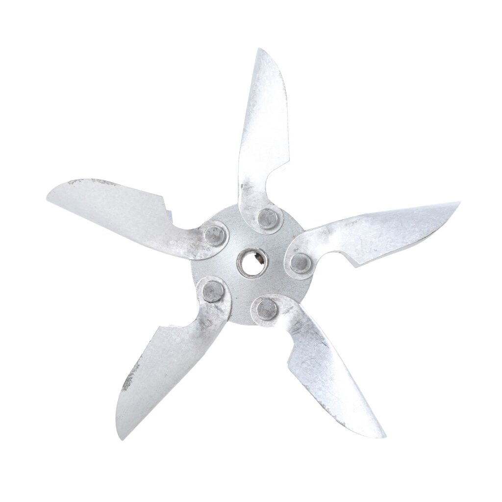 Вентилятор лопасть 12/15 см черный металл 5 лопастей