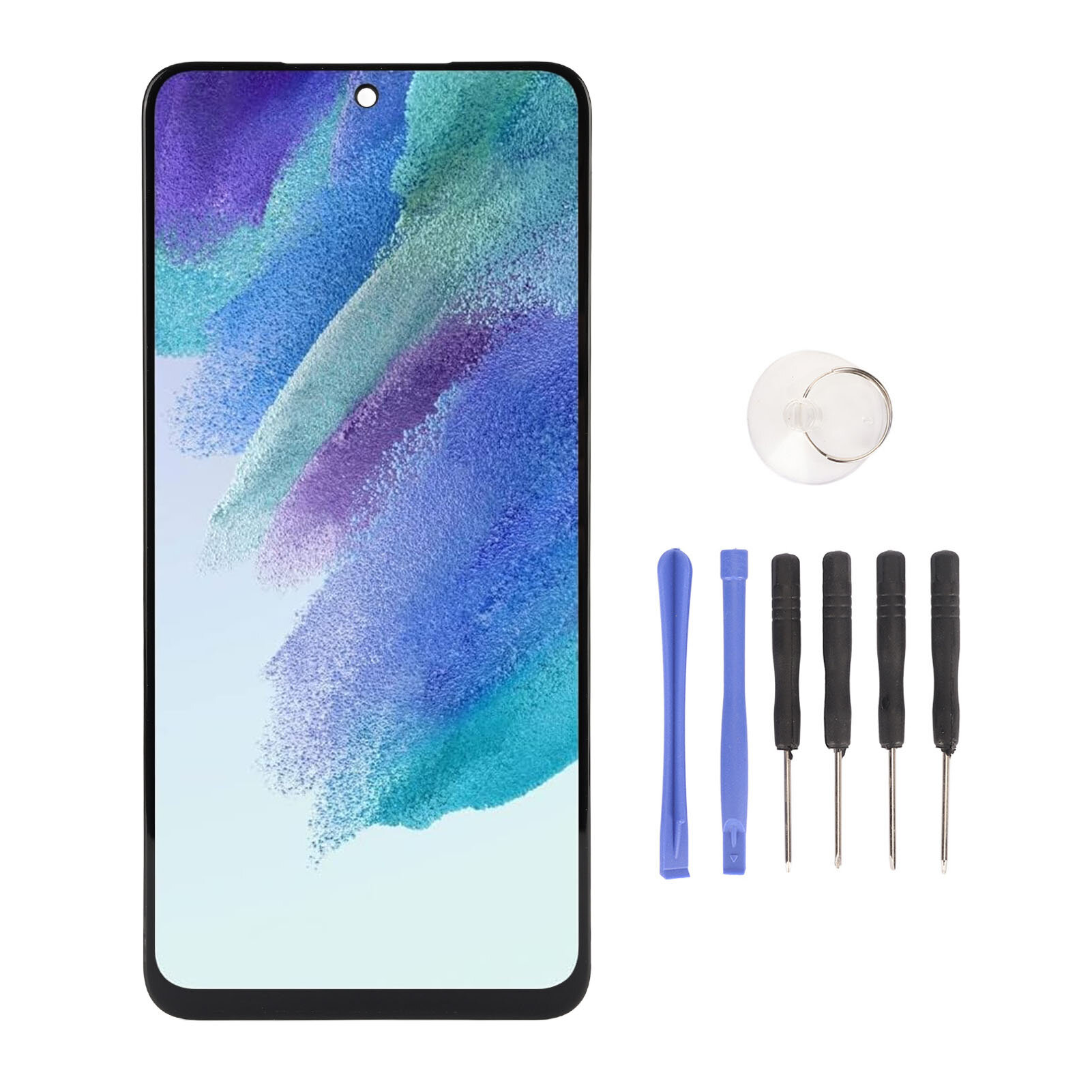 Сменный ЖК-дисплей с сенсорным экраном Galaxy S21 FE 5G 6,4 дюйма, сборка с набором инструментов для ремонта SM G990B G990U