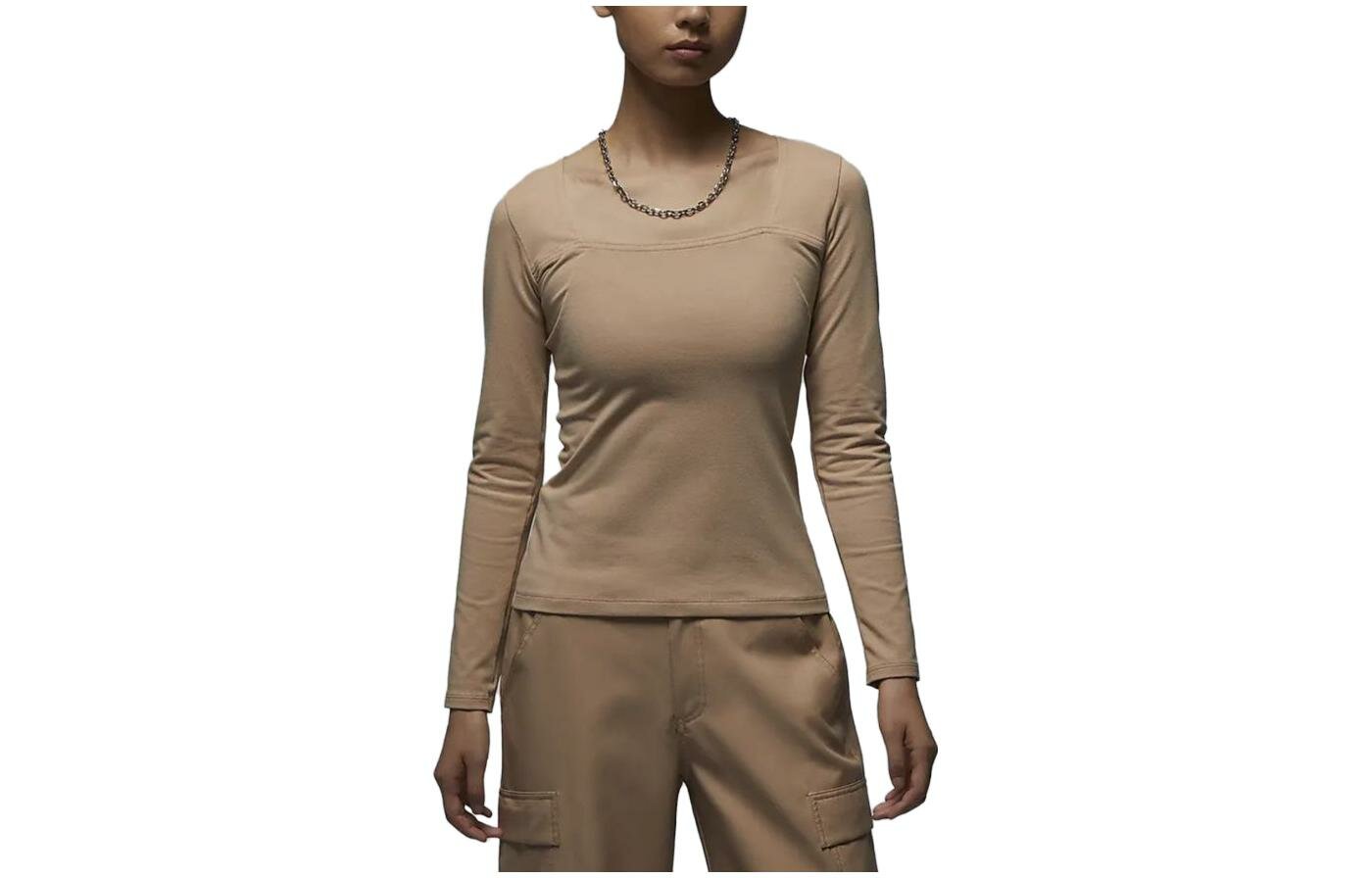 Футболка Desert Yellow Square Collar Moderate Straight Fit
