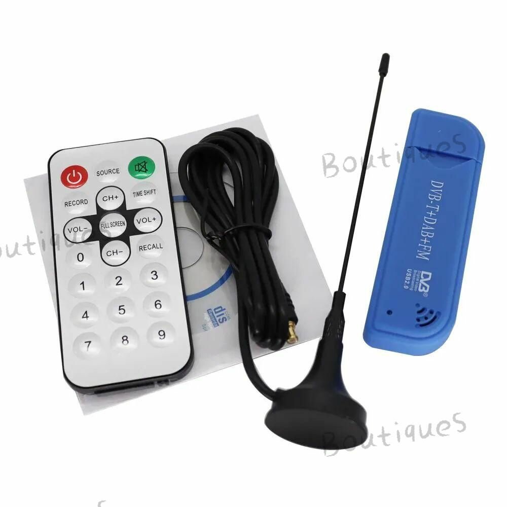 USB радиоприемник RTL-SDR Широкополосный радиосканер для компьютера, планшета, телефона