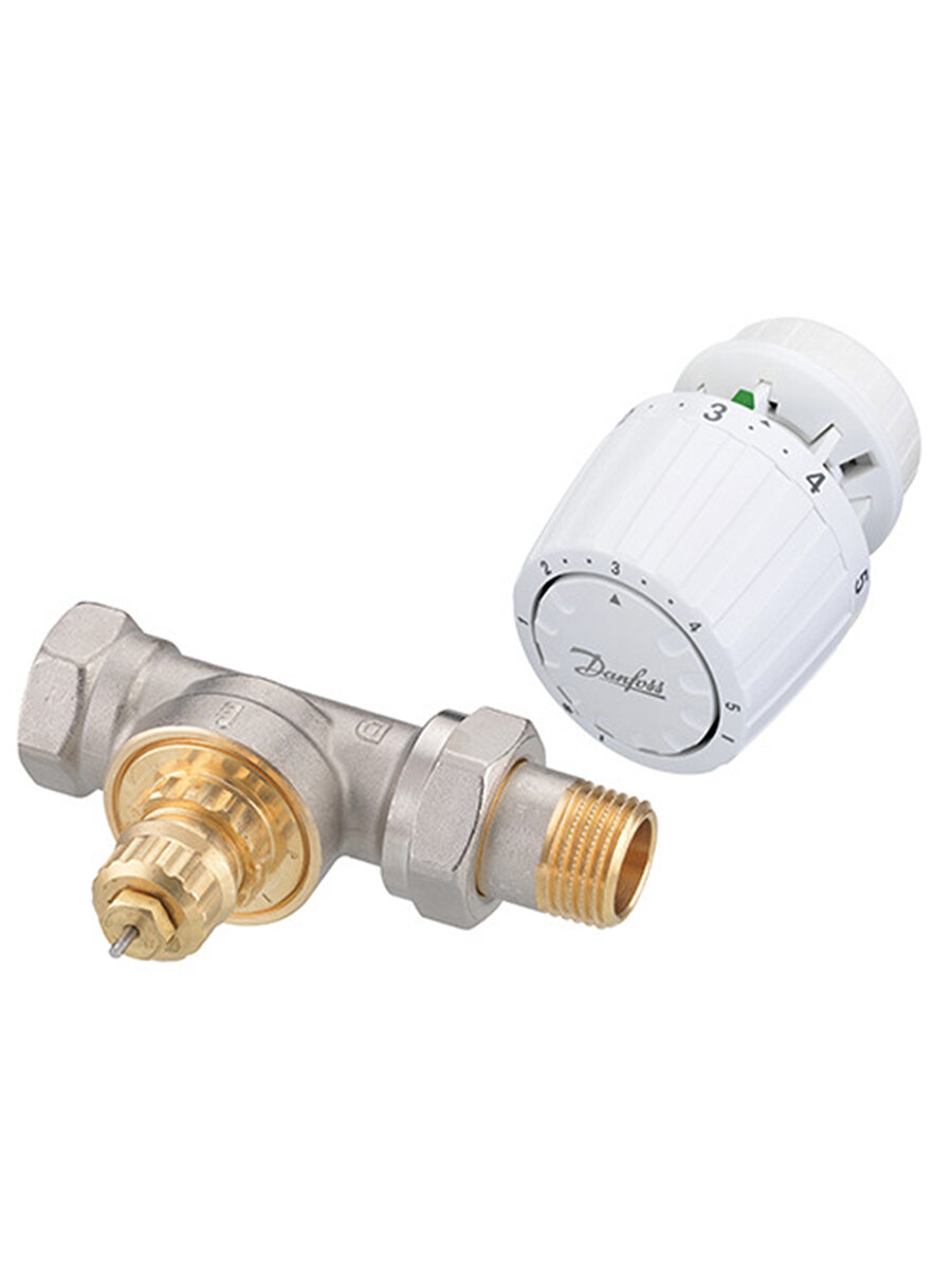 Комплект терморегулятора Danfoss прямой Тип RA-G/RA 2994 Ду 15мм