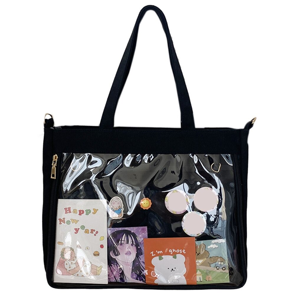 Японский Harajuku Itabag Для Девочек Прозрачная Сумка Для Школьников Сумки Ita Bag