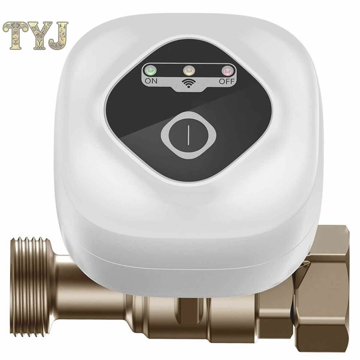 WiFi Интеллектуальный Шаровой кран С поддержкой автоматического отключения воды APP Control / 3 Режима синхронизации / Сигнализация утечки воды EU (B)