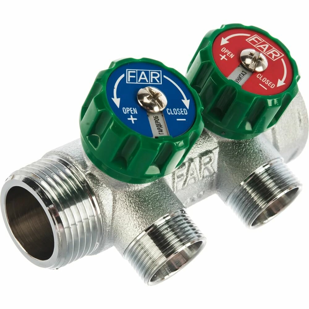 Регулируемый коллектор с 2 отводами FAR1" М24х19 FK 3825 C1