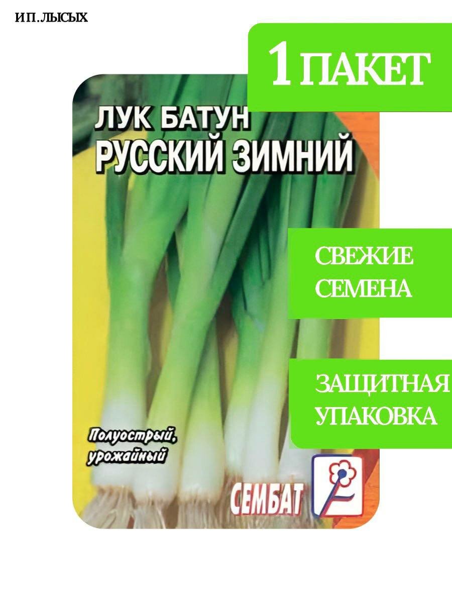 Семена Лук батун "Русский зимний" , 1г
