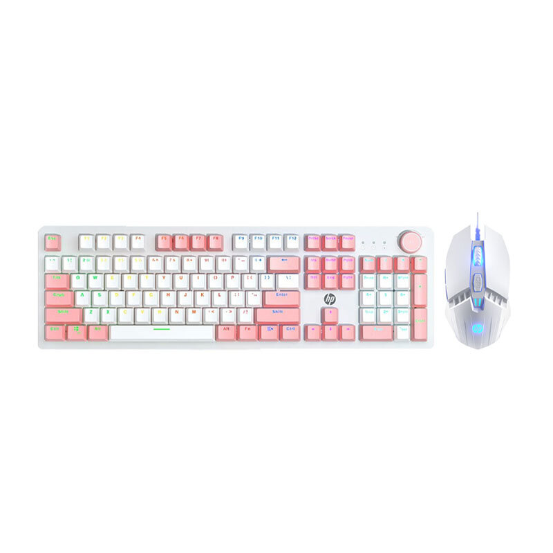 Набор клавиатуры и мыши HP, 【Genki Fan】Single keyboard + gaming mouse, multicolor