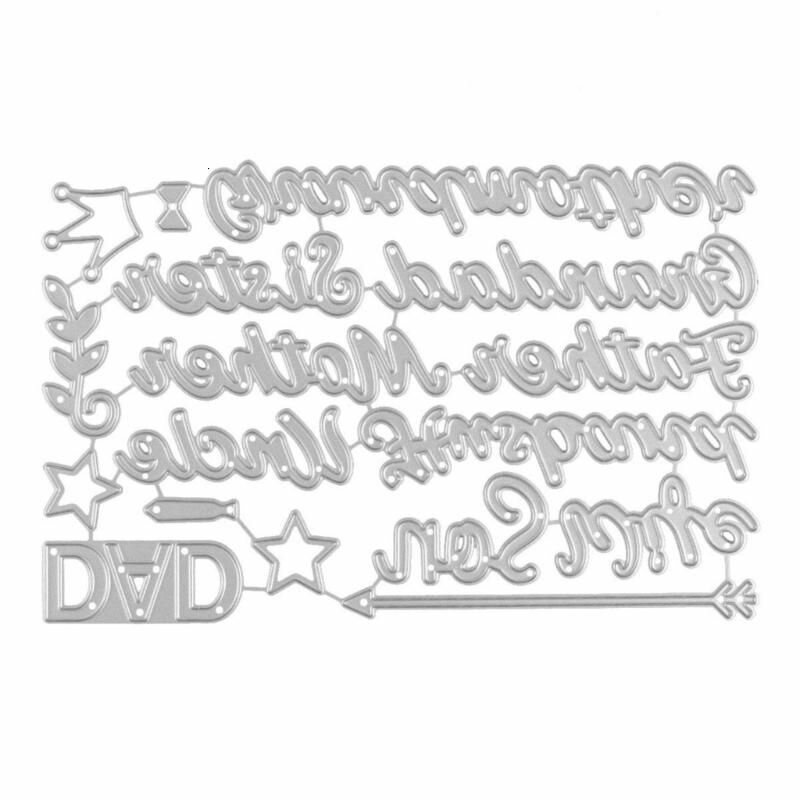 Вырубной штамп для скрапбукинга с буквами