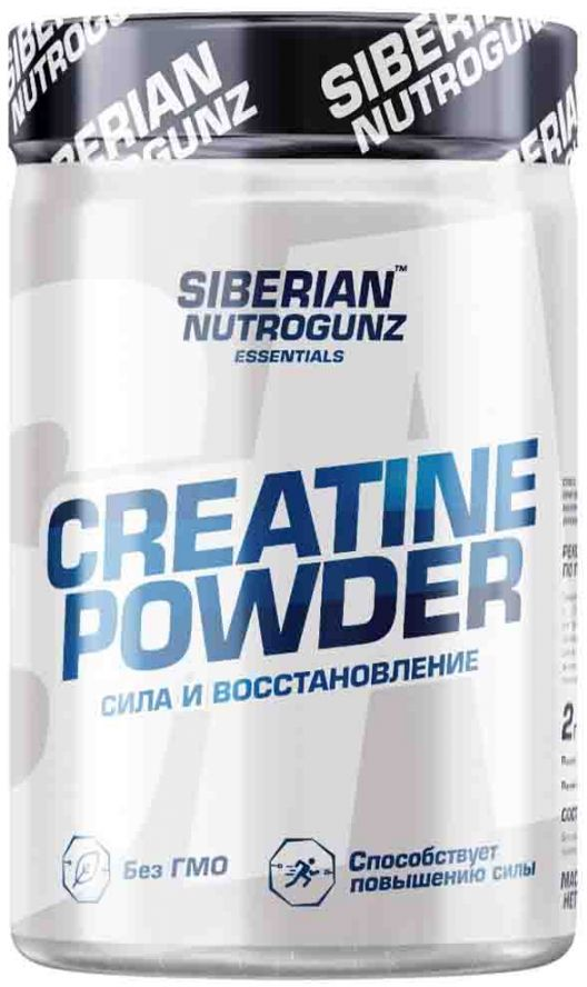Креатин моногидрат порошок спортивный Siberian Nutrogunz Creatine MONO (200 гр.) (без вкуса)