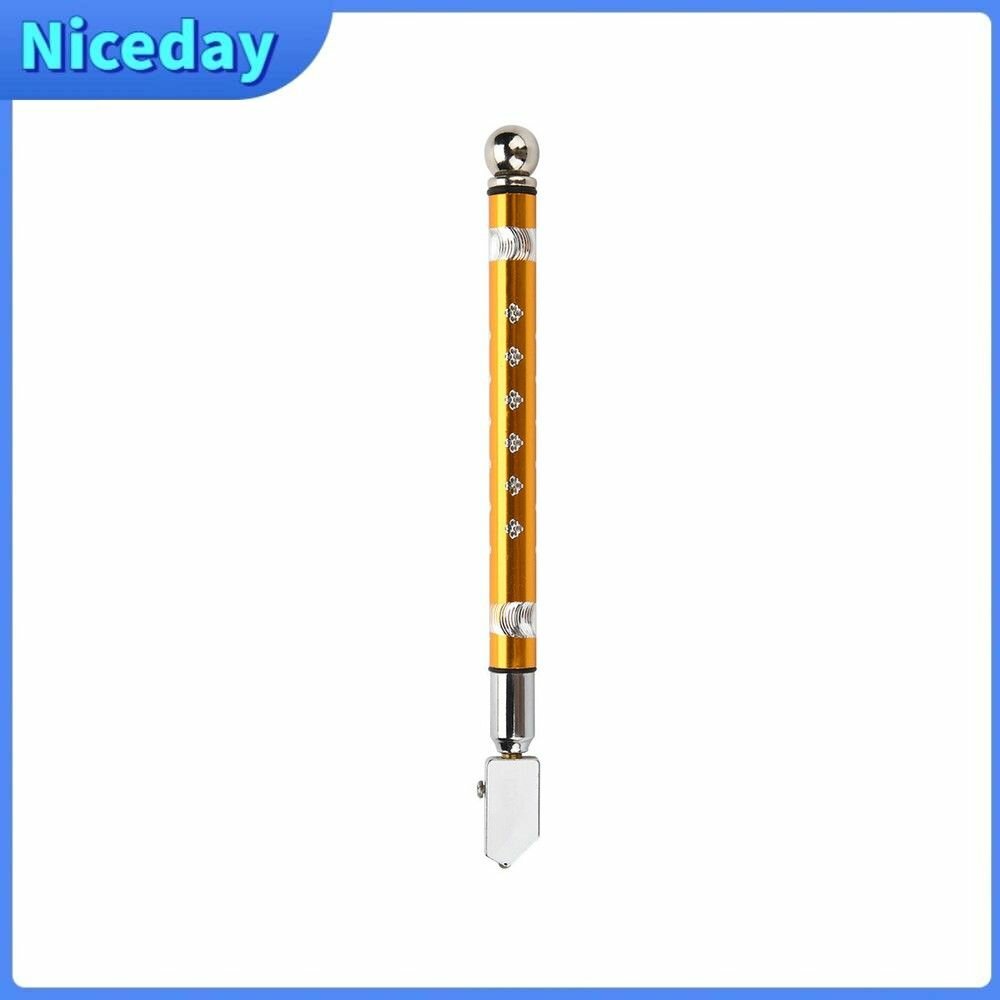 Портативный стеклорез, колесный, золотистый