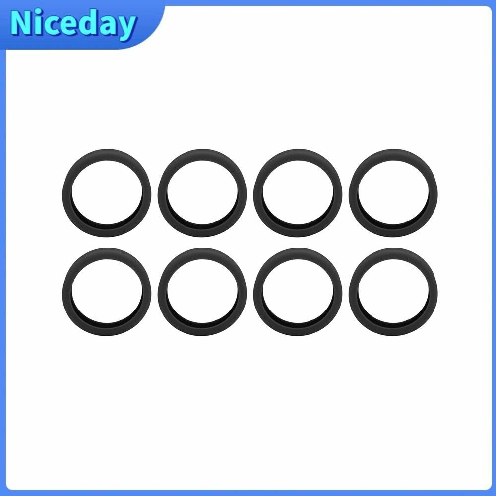 Чехол для колес чемодана, силиконовый, 8 шт, черный