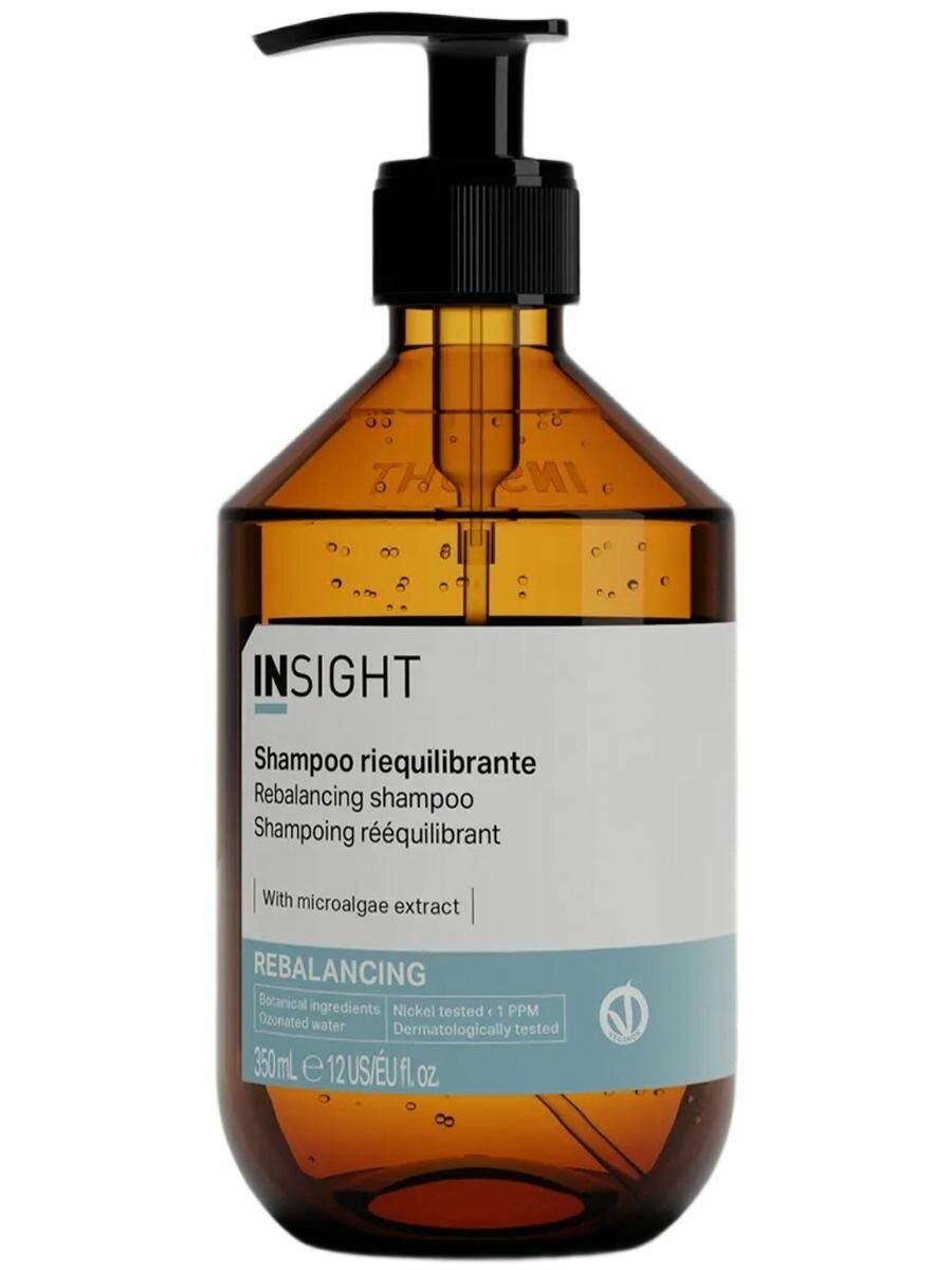 INSIGHT Шампунь для жирной кожи головы REBALANCING, свежесть и чистота, 350 мл