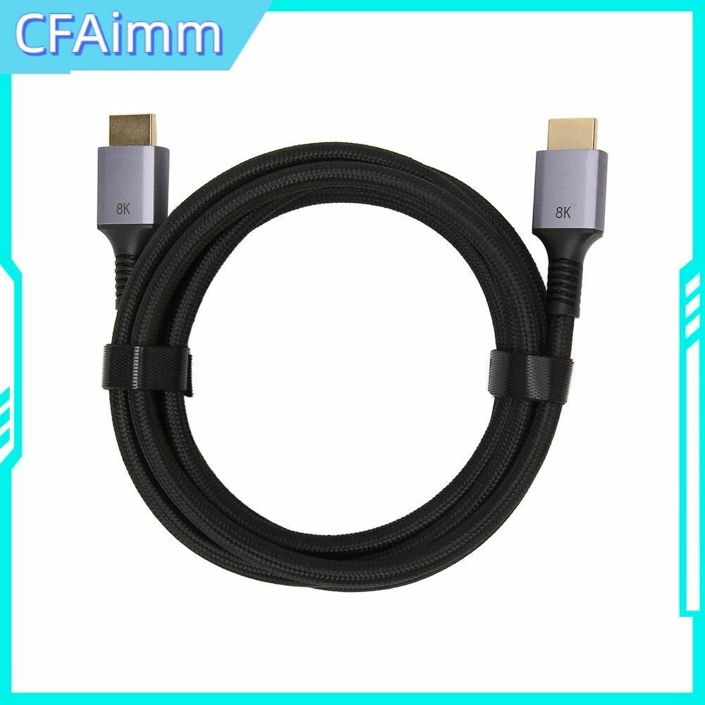 Видеокабель 8K HD, 60 Гц, 4K 120 Гц, бескислородная медь, мультимедийный интерфейс HD 2.1, 3 м