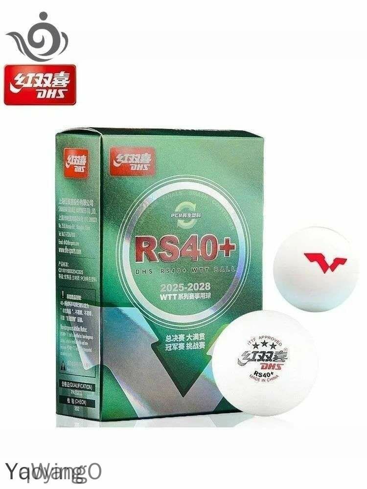 Мяч для настольного тенниса DHS RS40+ Шарики для пинг-понга 6шт
