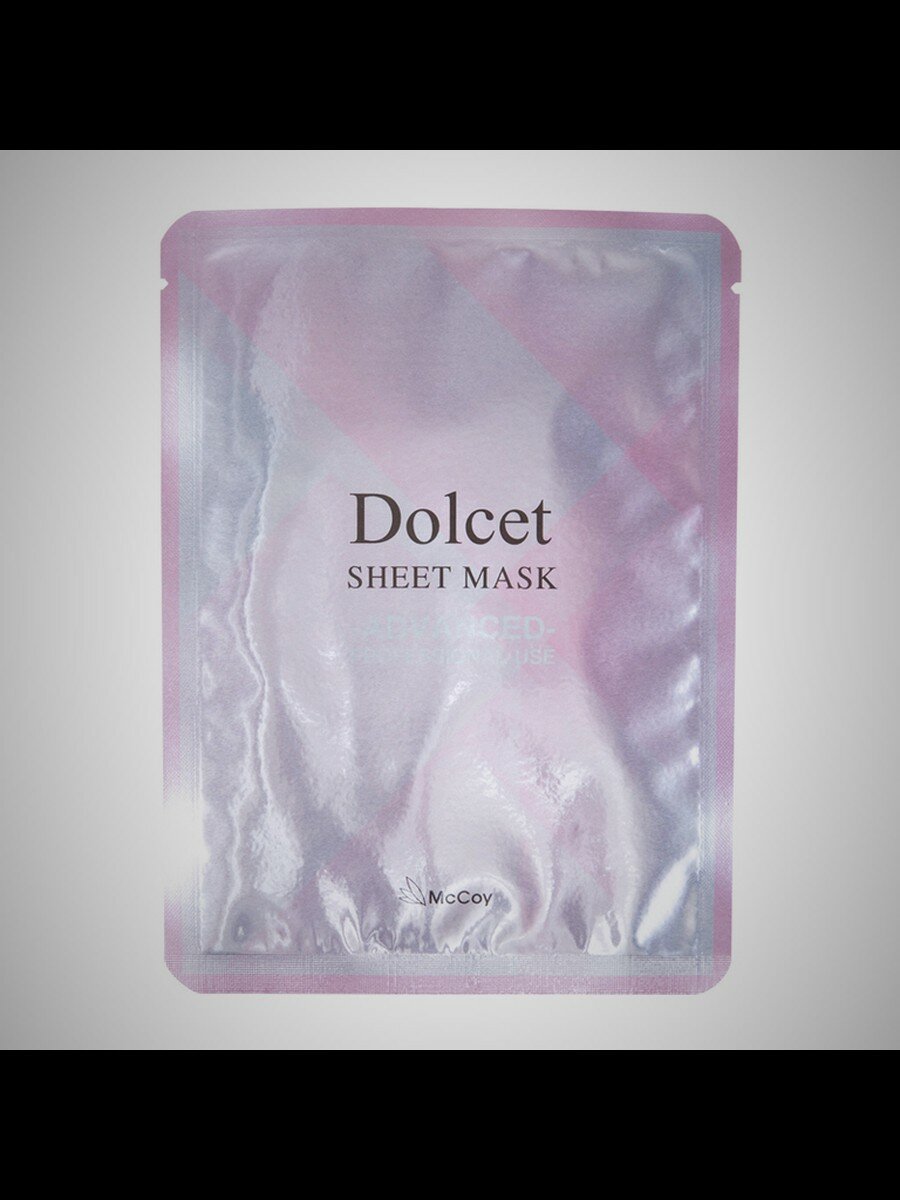 MCCOY Dolcet Sheet Mask, Тканевая маска для увлажнения и упругости кожи груди 4 шт