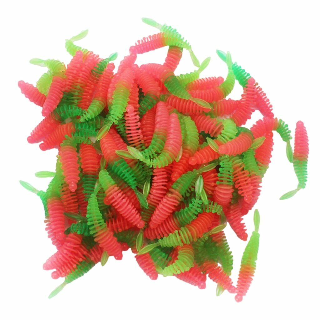 20 шт цветные рыболовные приманки медленно тонущие модели вьюна мягкие красочные для плавания