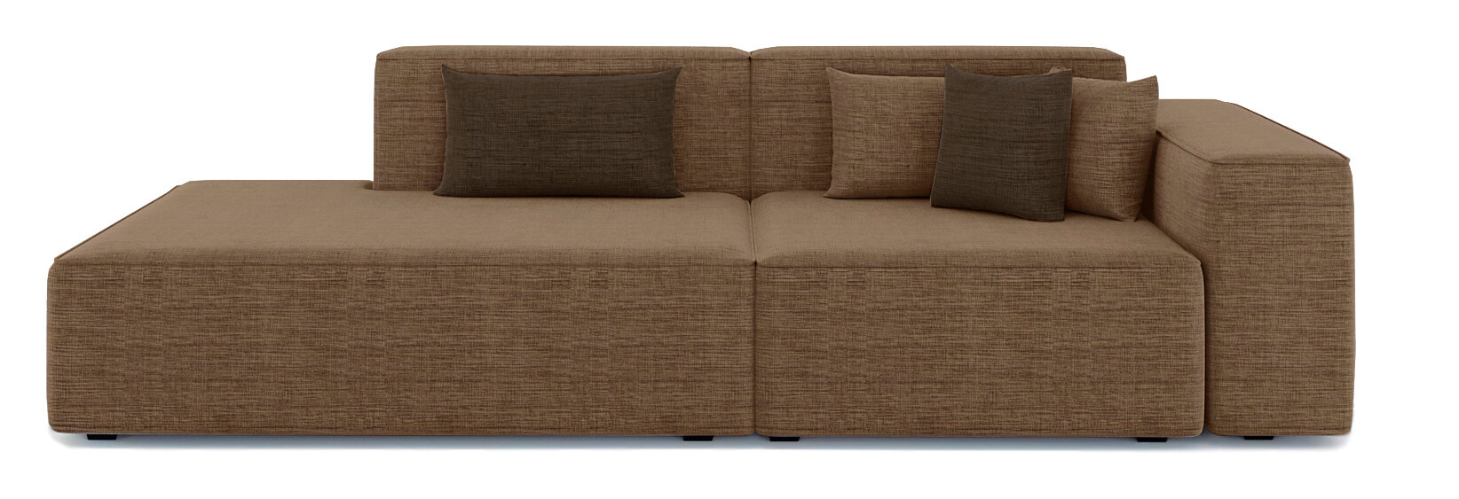 Диван-кровать 4Home Ральф, рогожка Дрим Люкс 6, диван раскладной в гостиную, механизм Еврокнижка