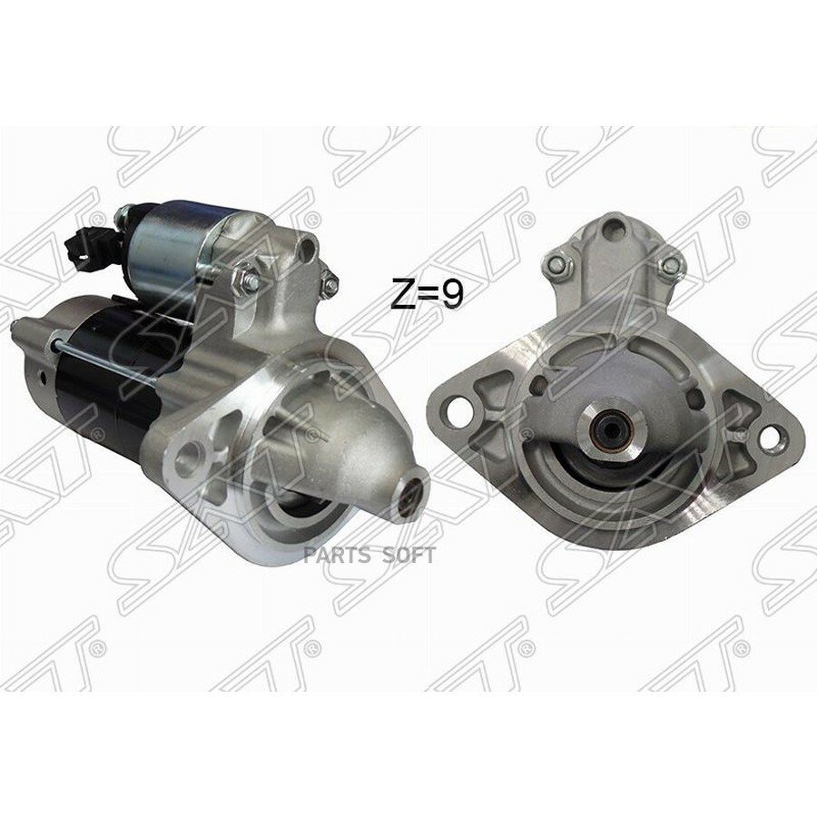 Стартер Toyota Avensis (T250) 03-08 / Corolla 00-07 (1,3 kW/ Z=9/ (восстановленный)) от официального дистрибьютора, SAT, артикул ST281000D180