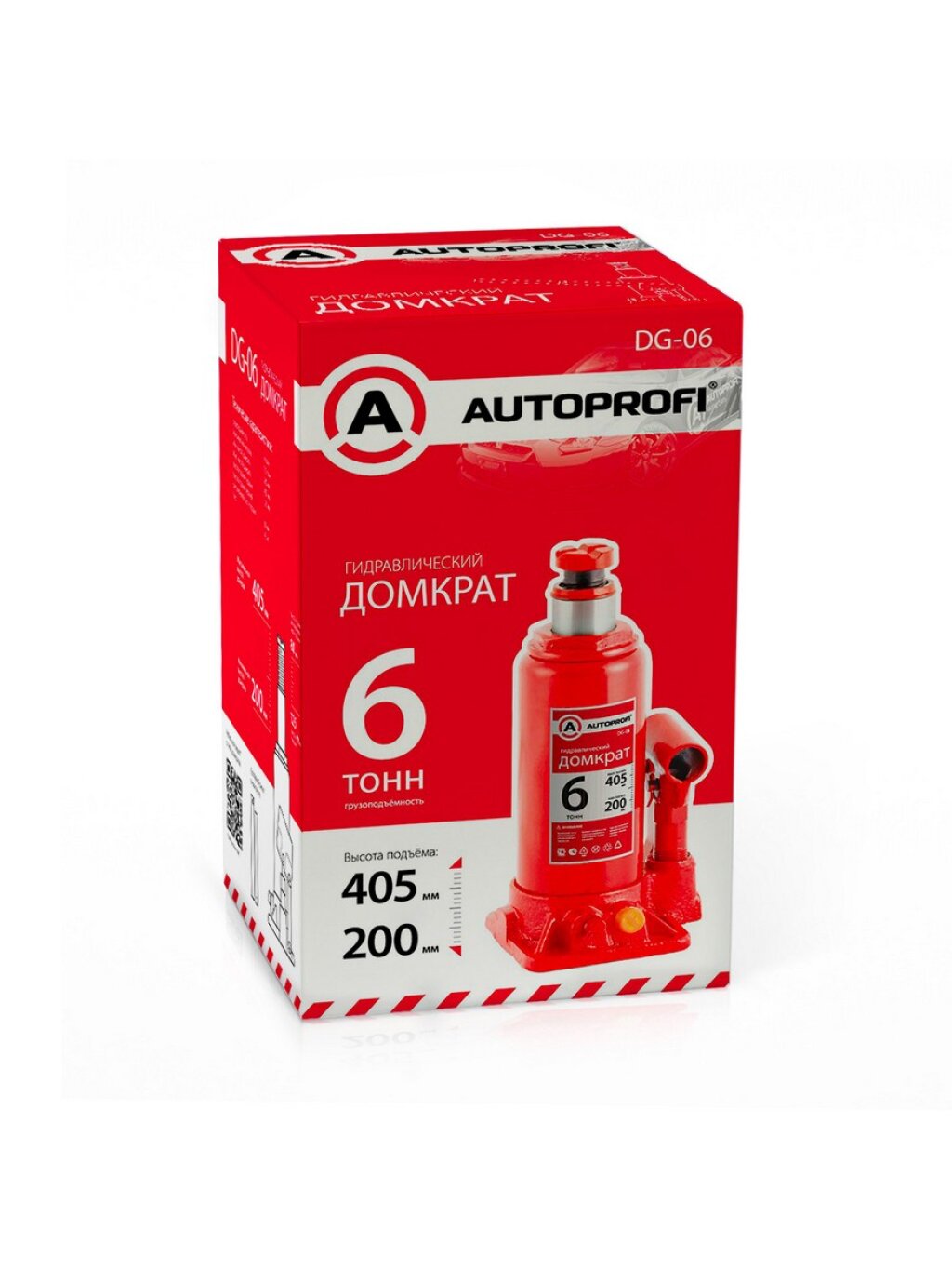 Домкрат бутылочный 6 т. Autoprofi 200-405 мм