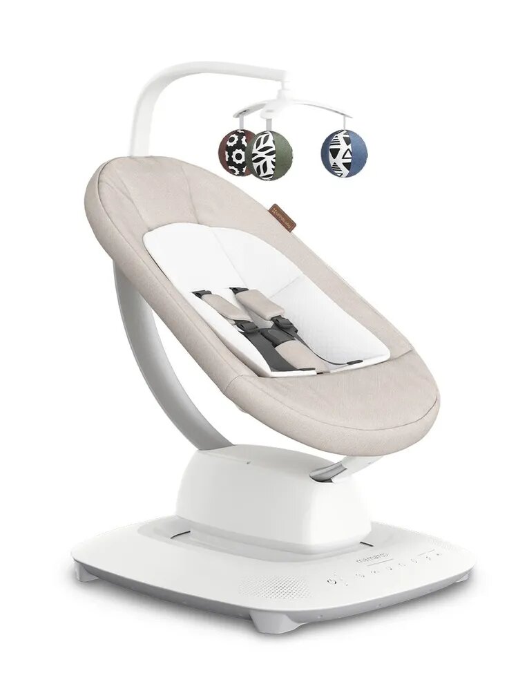 Шезлонг для новорожденных UPPAbaby (4moms) Mamaroo Charlie - Sand Melange