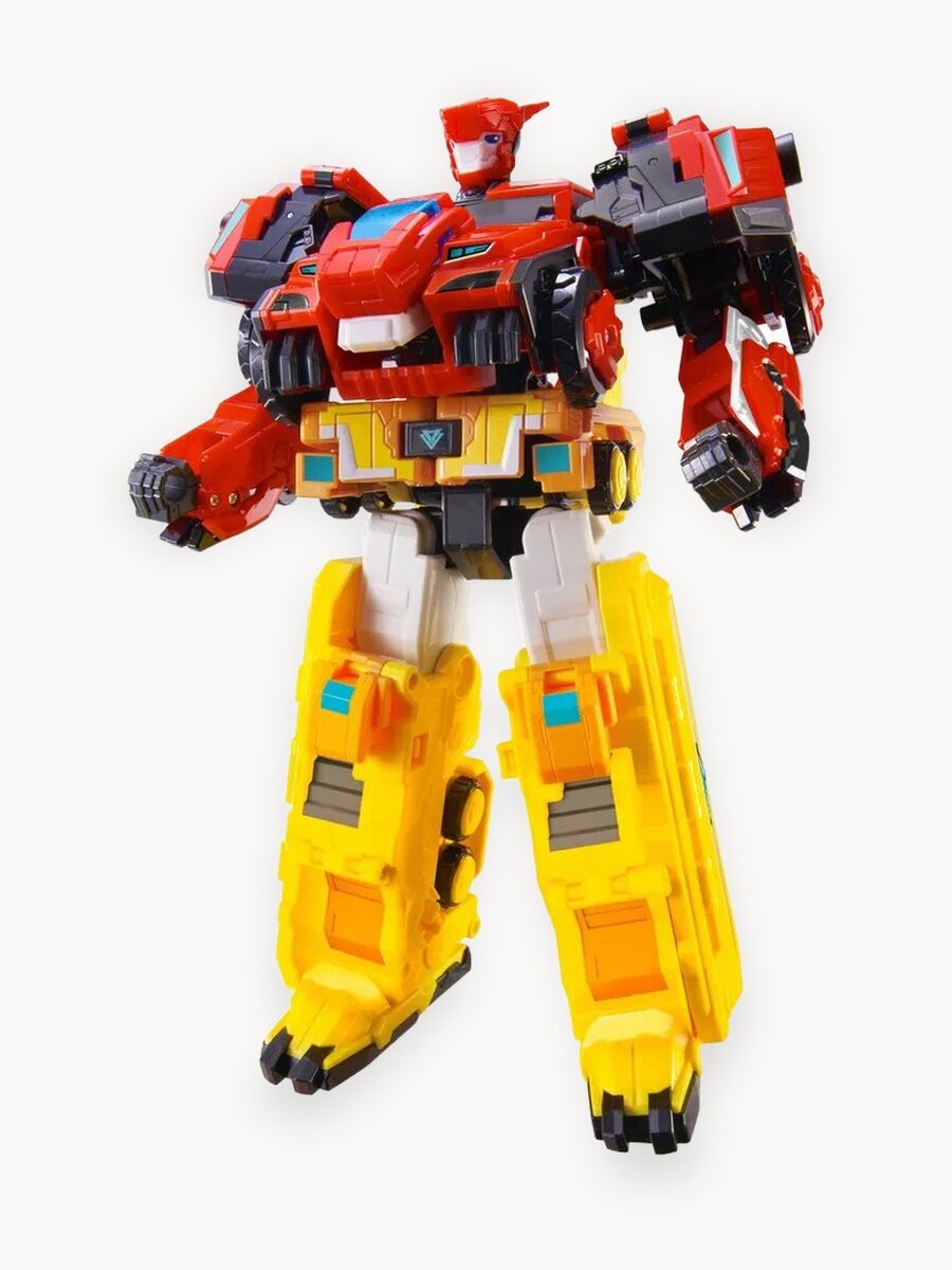 Диностер. Мега-трансформер 4-в-1 Раптор Трон 3 режима игры. Dinoster