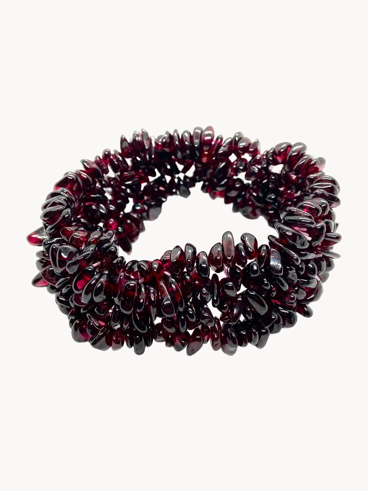 Браслет-нить, гранат