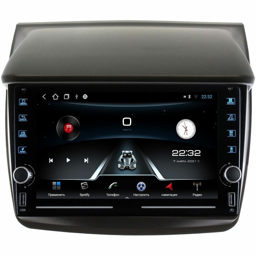 Магнитола R320 Mitsubishi Pajero Sport 2 2008-2014, L200 IV 2006-2015 - Android 13 - Память 2+32Gb - IPS экран