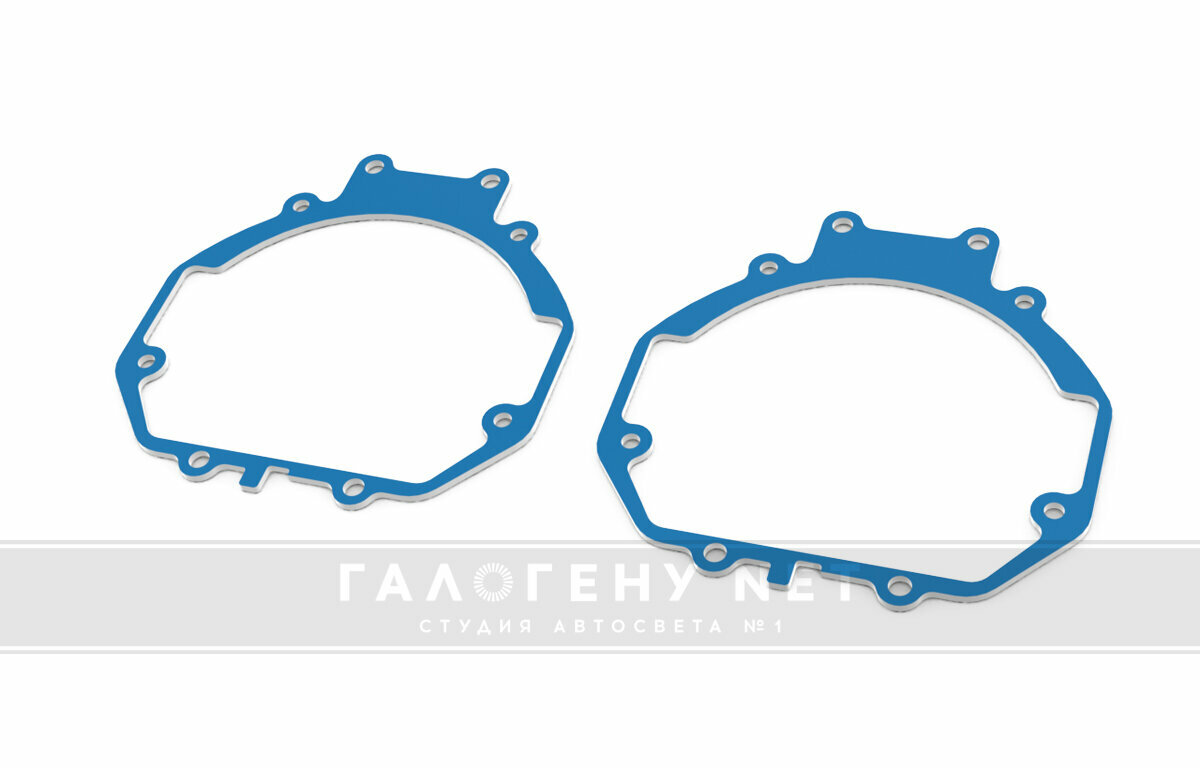 Переходная рамка Subaru Outback 4 2009-2014 для линз Hella 3R (ближний), GNX, для автомобилей Субару Аутбек