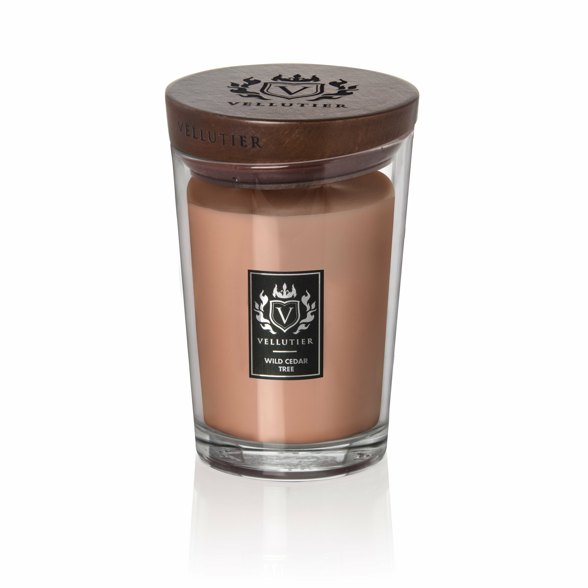 Vellutier / Свеча большая Дикий кедр 515гр / Wild Cedar Tree