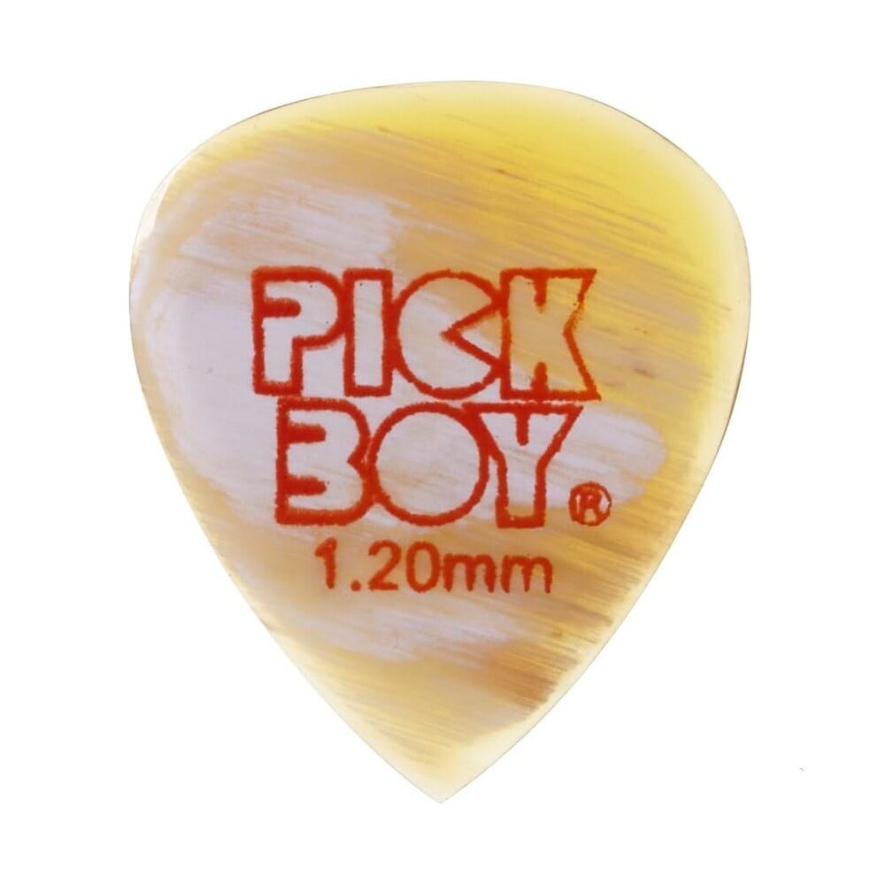 Медиатор для гитары Pickboy PBCFDP120, рог, коричневый, 1.2 мм, 1 шт