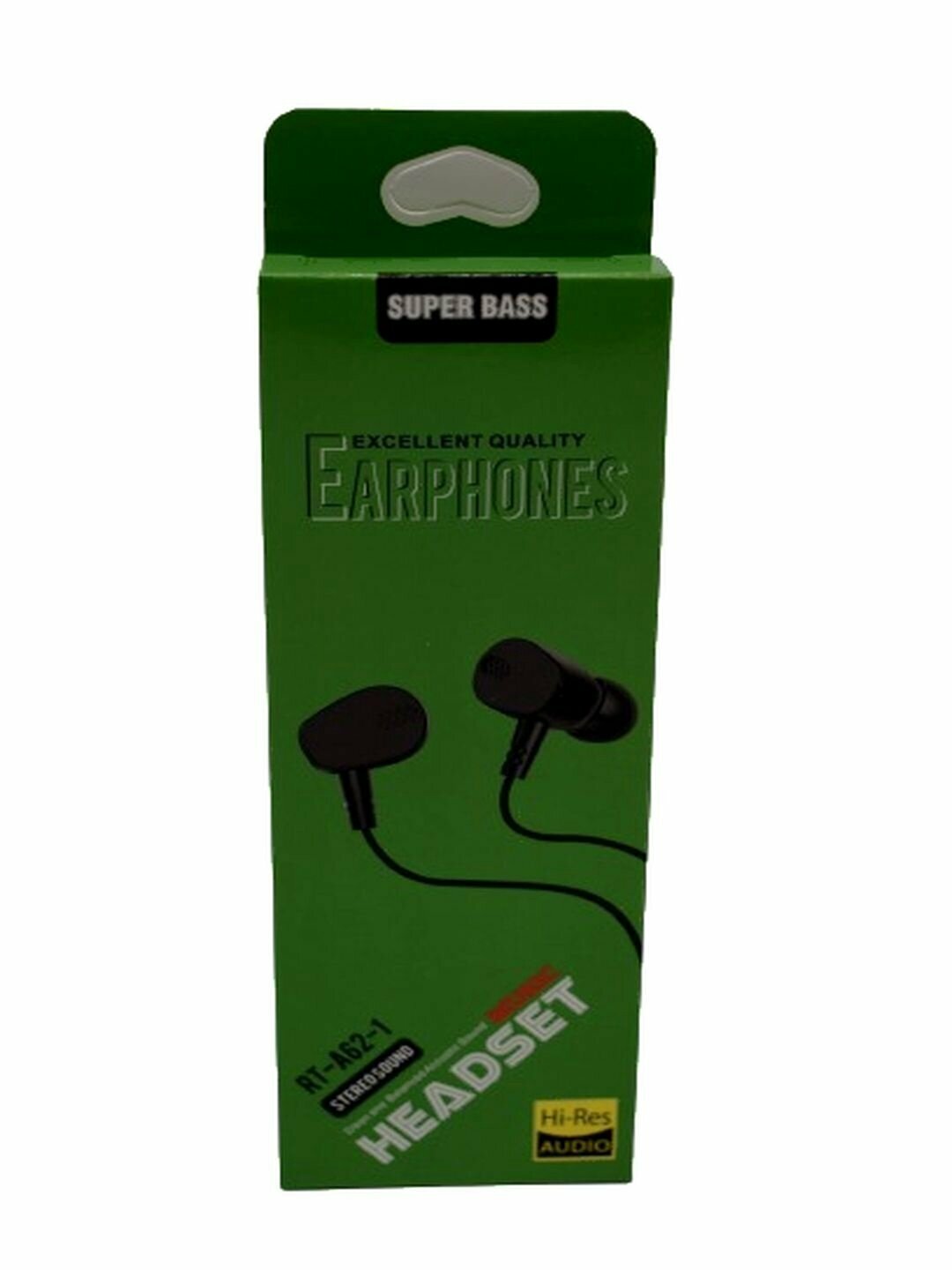 Проводные наушники RT-A62-1 Super Bass Stereo Sound Excellent Quality Earphones
