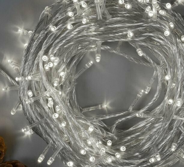 Гирлянда LED/100 метров/50 ламп/Белый