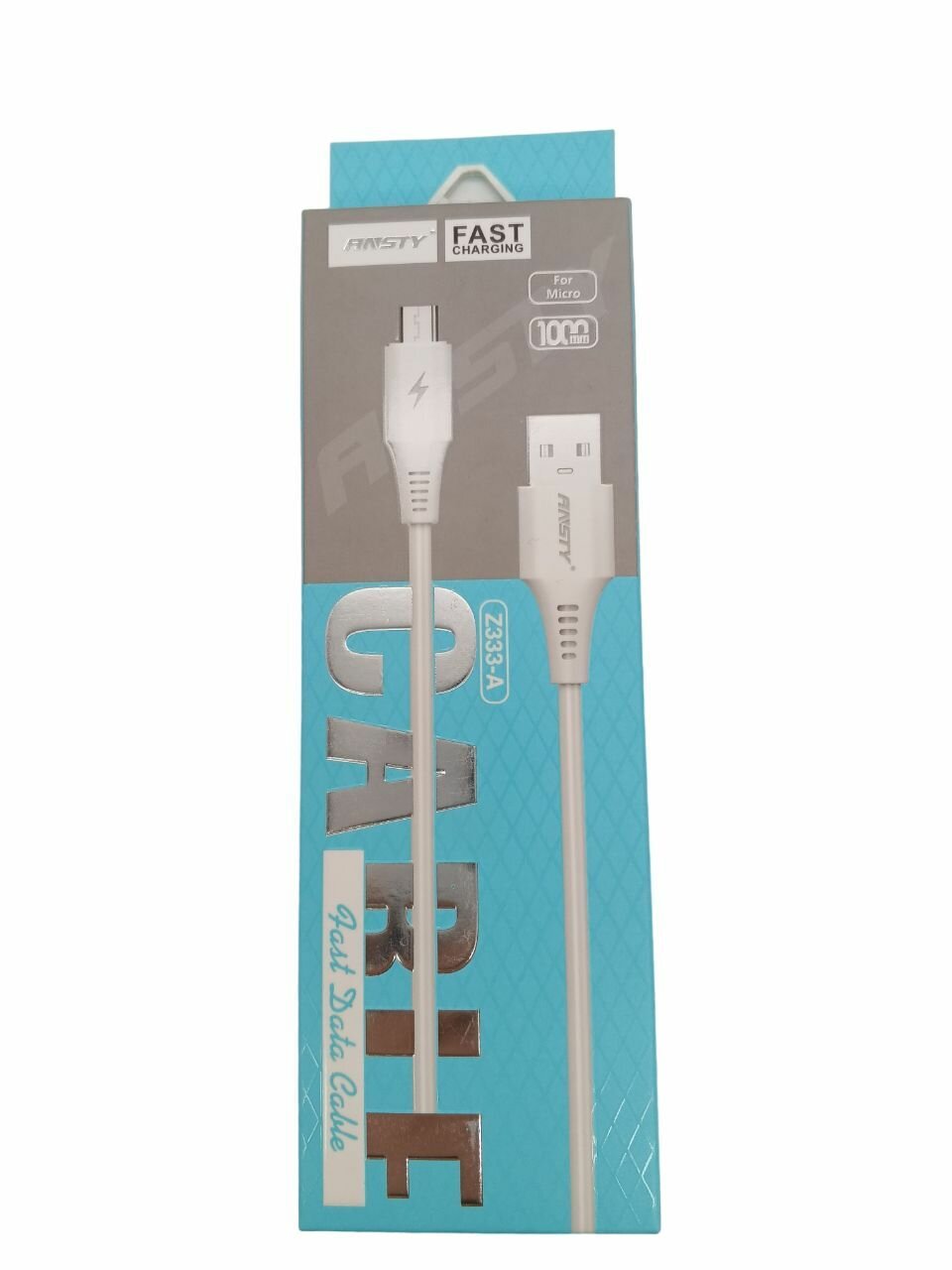 Кабель ANSTY MicroUSB для быстрой зарядки