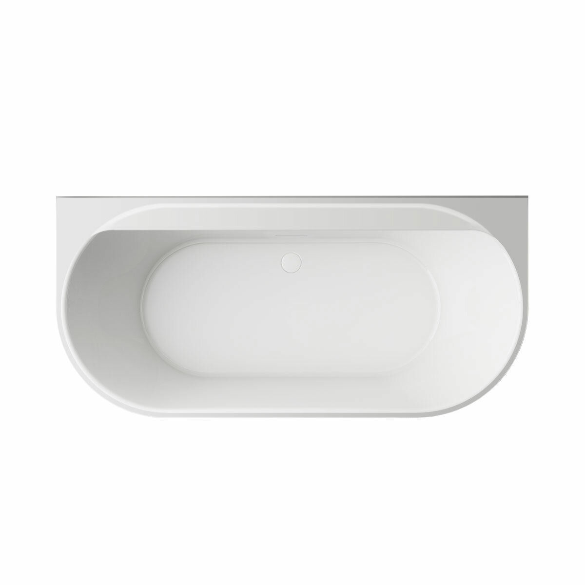 Ванна акриловая Vincea (Винчея) VBT-621B, 1700х800х580 мм, цвет белый, слив-перелив в комплекте, белый