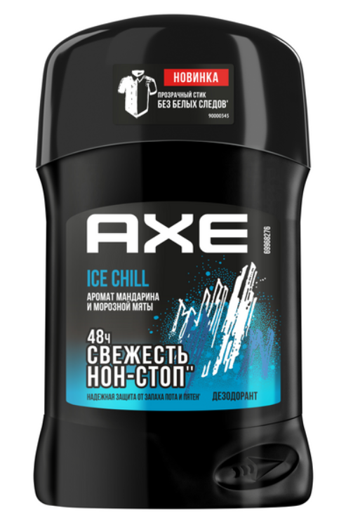 Дезодорант стик Акс Ice Chill, 50 мл