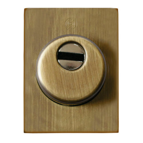 Врезная броненакладка Securemme 4246 Quadro (35мм) - Бронза