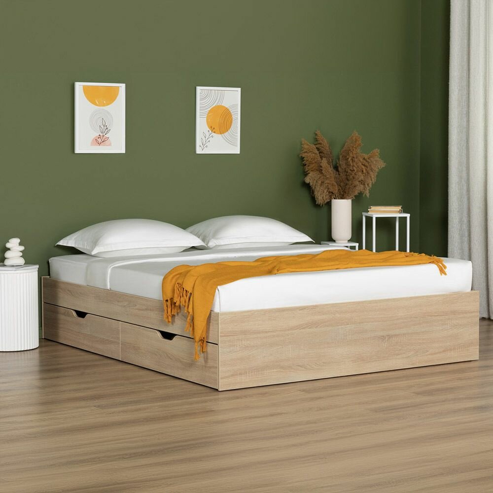 Кровать Askona (Аскона) Prima (Прима) Дуб Бардолино натуральный 180x200