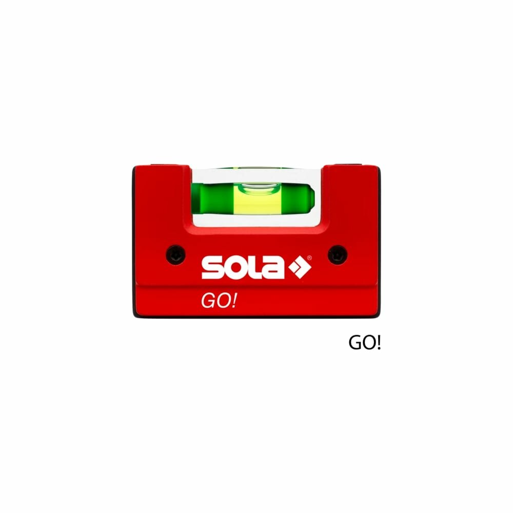 Компактный уровень SOLA GO, 1 глазок, точн. 0,75 мм/м