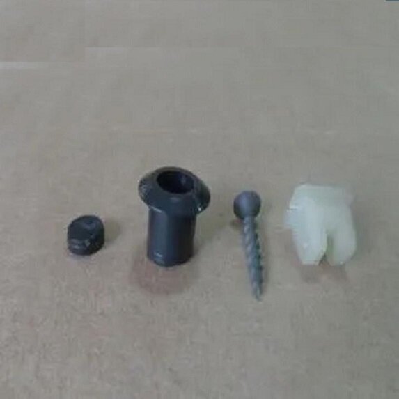 Клипса крепления жабо, накладки бампера Газель (пластик, 4 детали) 2 к-та