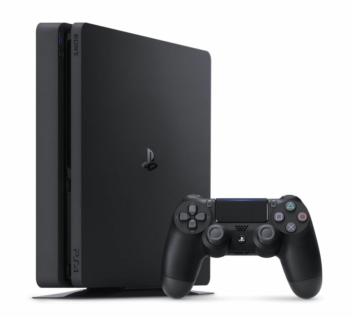 Игровая приставка Sony PlayStation 4 Slim 1000 ГБ HDD, черный