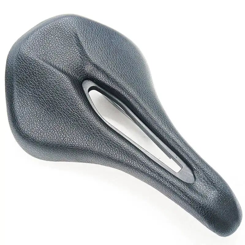 Ретро седло для горного велосипеда кожаное 155 мм