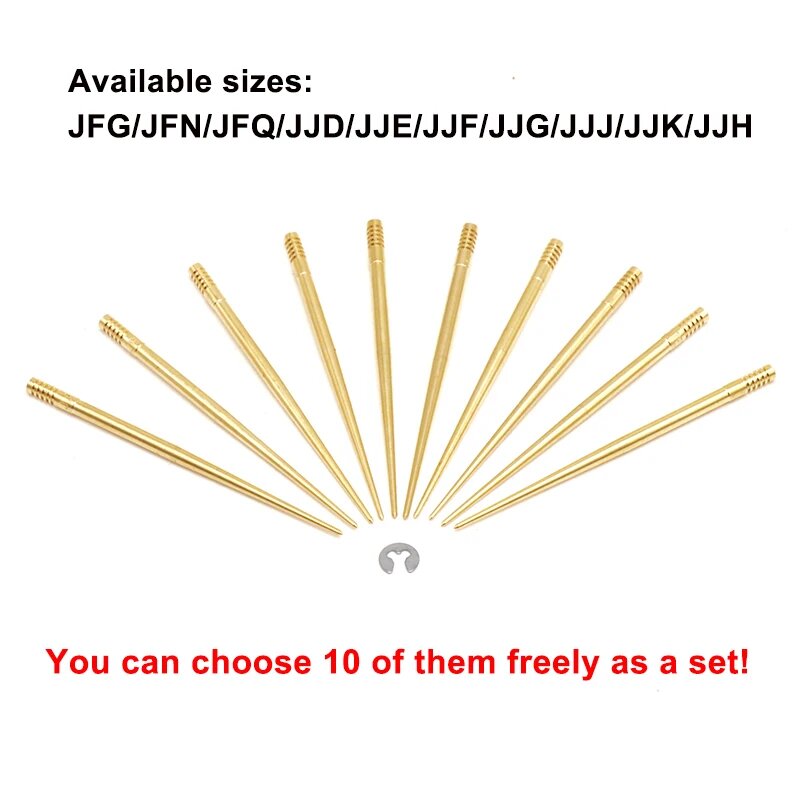 Sclmotos 59,5 мм KEIHIN масляная игла для струйной иглы N427-46-JFN/JFQ/JJD/JJE/JJF/JJG/JJJ с зажимом для карбюратора PWK 32 мм 34 мм B10 sizes freely