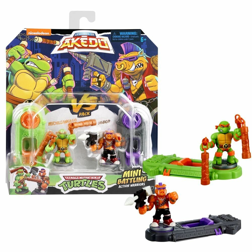 AKEDO/Teenage Mutant Ninja Turtles/Мини-боевые матчи -Leonardo Vs Rocksteady