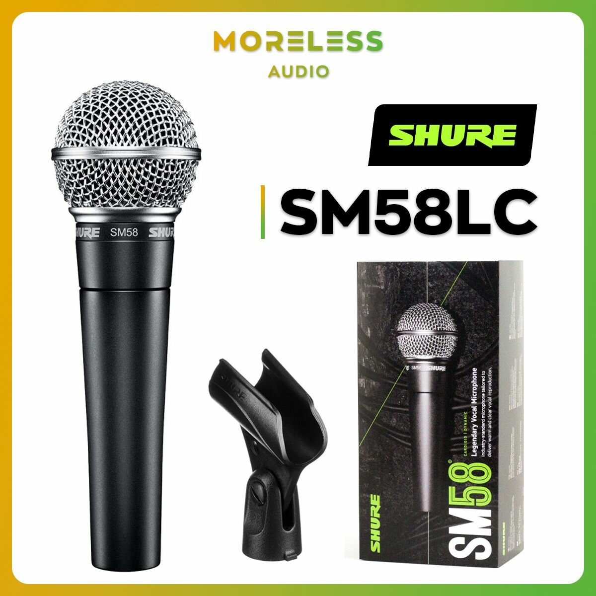Микрофон для живого вокала Shure SM58LC Оригинал (без переключателя)